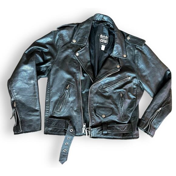 Reclaimed Vintage | Jackets & Coats | Vintage Highway One Motorcycle ...